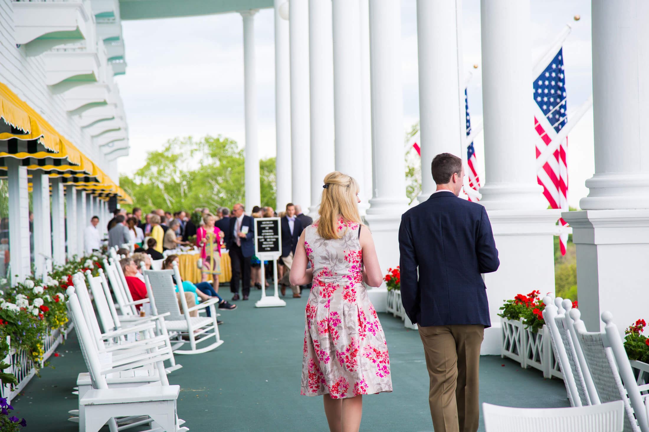 Grand Hotel Porch Mackinac Island Mackinac Island's Grand Hotel Is